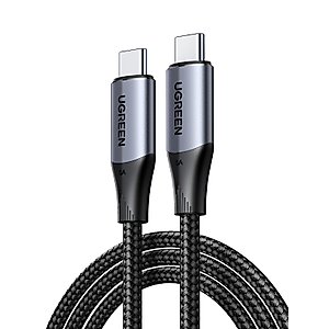 UGREEN USB C to USB C 3.2 Gen 2 Cable, 4K Video Monitor Display USB C Cable 10Gbps Data Transfer, 240W PD Fast Charging for iPhone 16/15, Samsung Galaxy S24/S23, MacBook Pro, iPad Pro, Dell XPS, 3.3FT