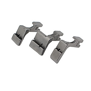 Fbshicung 3PCS Gathering Pleated/Shirring Presser Foot #P5 P50 P5W for Industrial Sewing Machine JUKI Brother