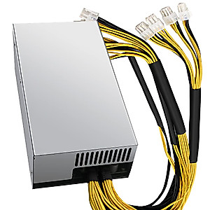 Power Supply Apw7 Equivalent 110V-230V - 1800W 6-Pin Connect Miner Mining sha-256 Algorithm, Mining Hardware, Asic Miner, Crypto Miner Rig for Mining Crypto Coins