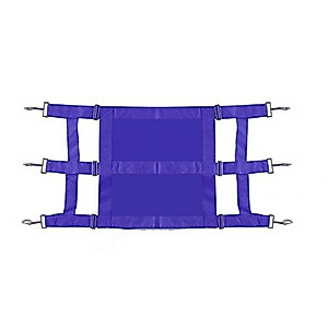 Showman Heavy Duty Webbed Nylon Solid Front Stall Guard Horse Pony Adjusts 36-48 (Royal Blue)