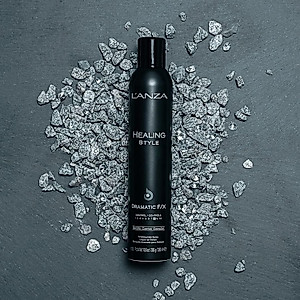 L'ANZA Healing Style Dramatic F/X Hair Spray with Strong Hold Effect, Eliminates Frizz, Nourishes, and Restructures the Hair While Styling, With UV and Heat Protection to Prevent Damage (10.6 Ounces)