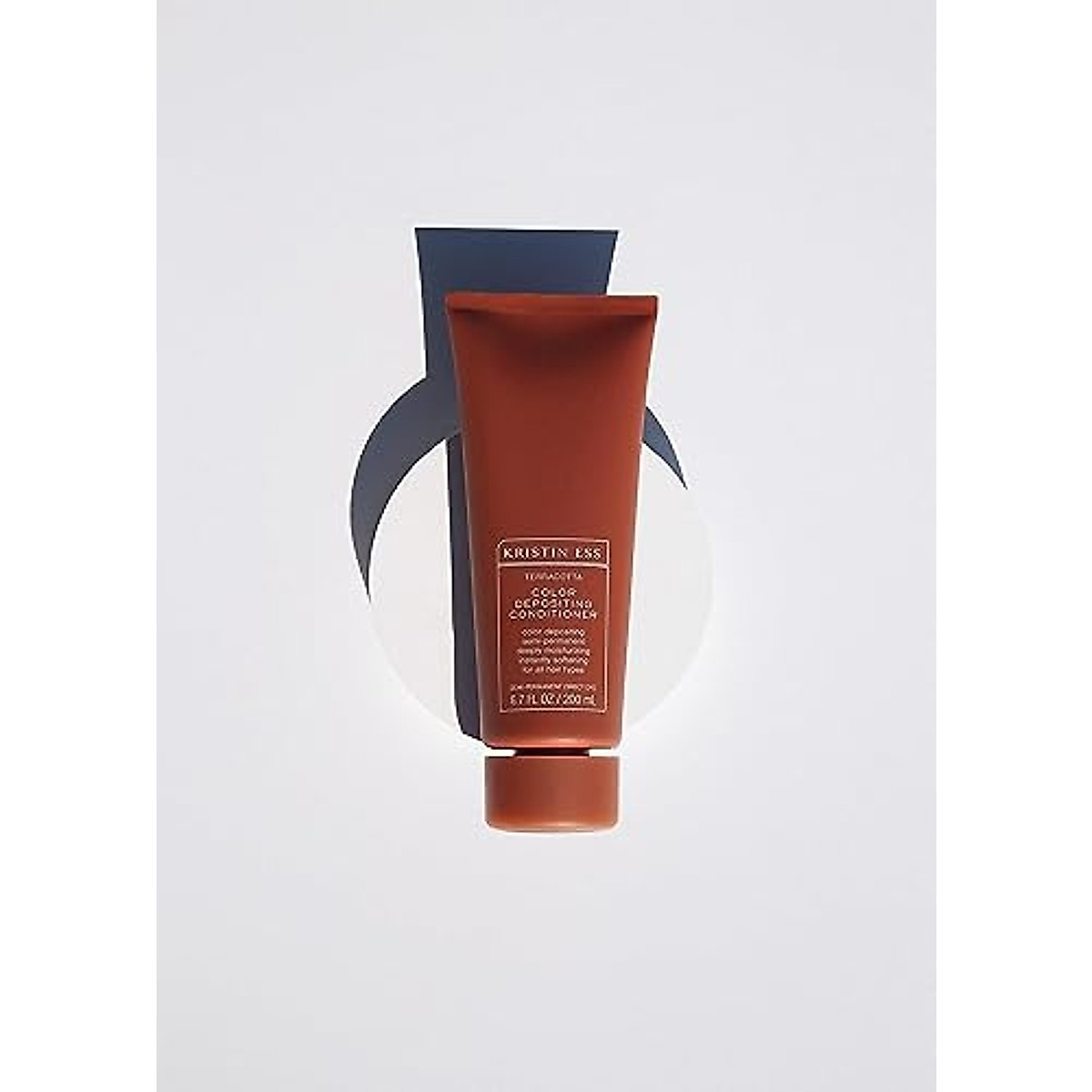 Kristin Ess Color Depositing Semi-Permanent, Deeply Moisturizing and Instantly Softening Terracotta Conditioner, 6.70 Fl Oz (Pack of 1)