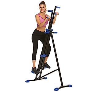 Vertical Climber Home Gym Exercise Folding Climbing Machine Exercise Bike for Home Body Trainer Stepper Cardio Workout