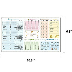 2 Pack Magnetic Cheat Sheets Cookbook Cooker Compatible with Air Fryer Cooking Times Quick Reference Guide Air Fryer Accessories 6''x11''