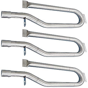 Dongftai SA643A (3-Pack) Stainless Steel Burner Replacement for BBQ Pro BQ05037-2, BQ05046-6A, BQ06042-1, BQ06043-1, BQ06W03-1, BQ06W03-1-N, BQ06W06-A