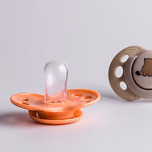 Tommee Tippee Fun Pacifier, 6-18 months, 6 pack with a symmetrical, BPA free silicone nipple