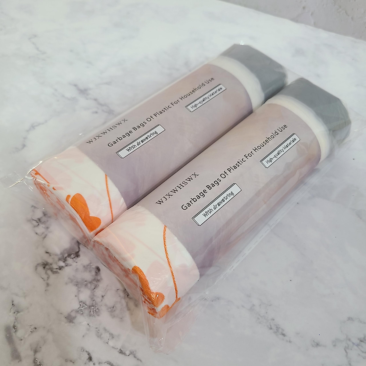 WJXWHSWX Convenient household drawstring plastic garbage bags