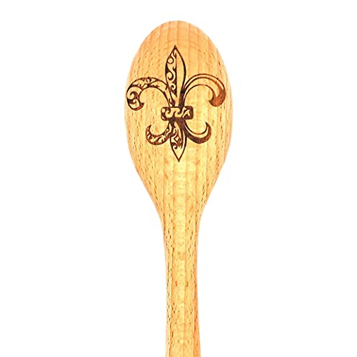 Fleur de lis or Roux the Day or Peace Love & Gumbo Engraved Wooden Cooking Spoon, Choice Of Style Engraved Wooden Spoons, Cajun Louisiana New Orleans Cooking, Mardi Gras Gift, Cajun Wedding Gift Set