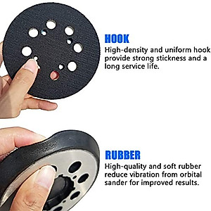 Replacement Sanding Pad for DEWALT DWE6423/6423K, DWE6421/6421K, DCW210B Random Orbit Sanders - Direct Replacement for Pad Part Number DWE64233, N329079, RSP54