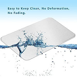 Oziyrnka 2pcs Rabbit Cooling Pad, Rabbit Cooling Mat Stay Cool Summer, Aluminum Rabbit Cooling, Bunny Cooling Pad Bite Resistance, Bunny Cooling Mat Keep Rabbit Cool, Self Cooling Mat for Small Pets.