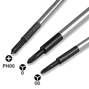 Triwing Screwdriver for Nintendo Switch Screwdriver Kit, Tri Wing Magnetic Tip Screwdriver Repair Tool Set, PH00 Y0 Y00 Cross Wing Precision Screw Driver Compatible with NS Switch Controller