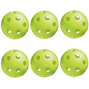 Jugs Pickleballs Lime Green - 6 Pack