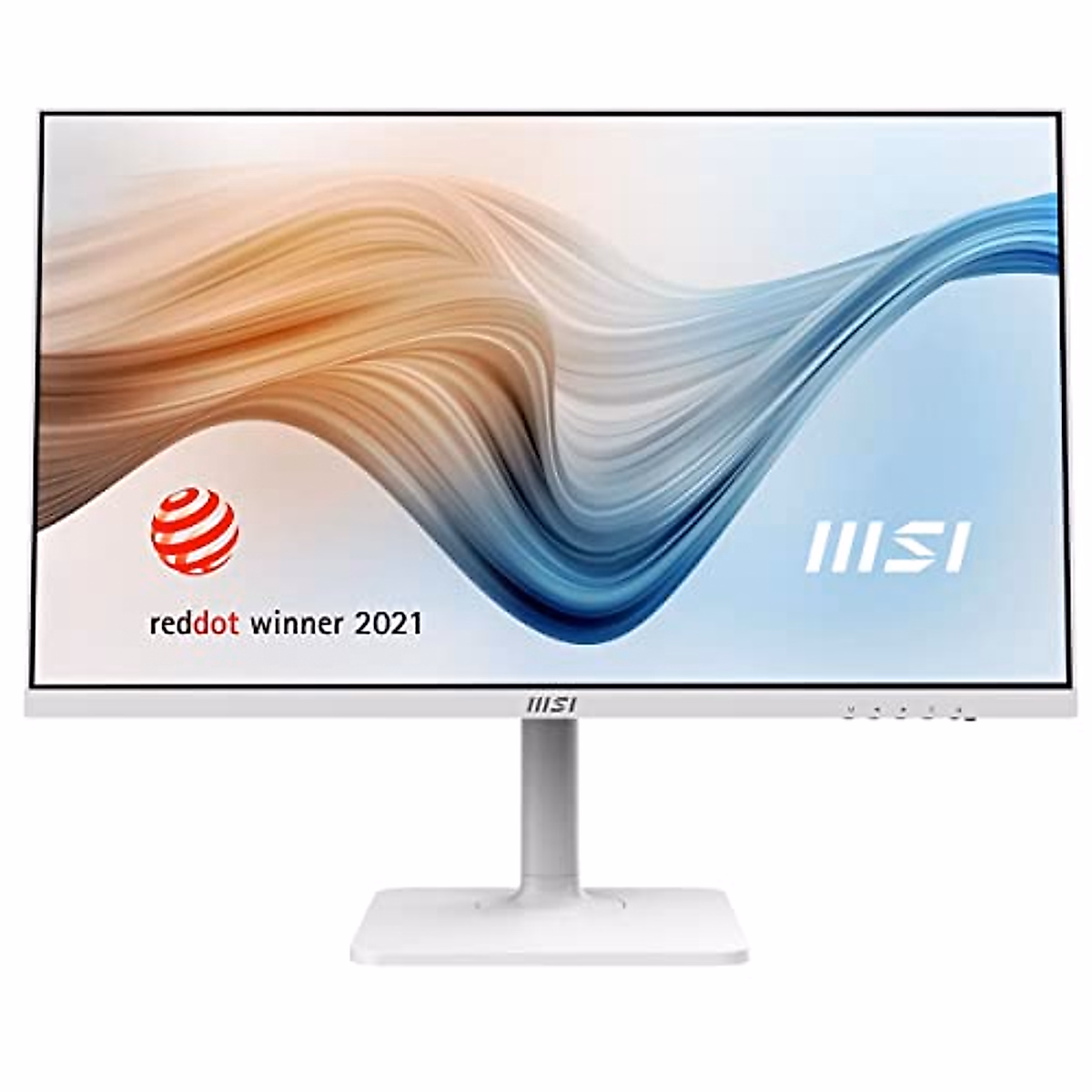 MSI Modern MD271QPW, 27" Monitor, 2560 x 1440 (QHD), IPS, 75Hz, TUV Certified Eyesight Protection, 5ms, HDMI, Displayport, USB C, Tilt, Swivel, Height Adjustable, Pivot