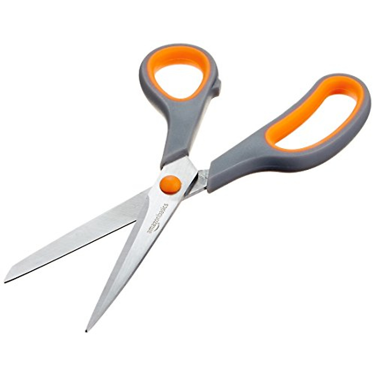 Amazon Basics Multipurpose, Comfort Grip, PVD coated, Stainless Steel Office Scissors - Pack of 3