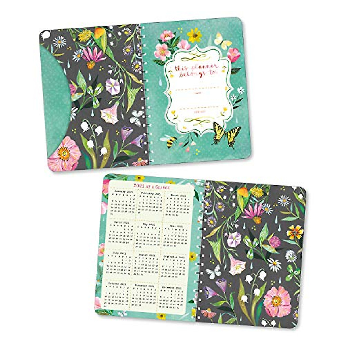 Katie Daisy 2020 On-the-Go Weekly Planner: 17-Month Calendar with Pocket (Aug 2019 - Dec 2020, 5" x 7" closed)