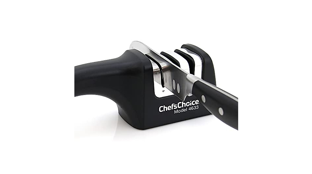 Chef'sChoice 3-Stage Manual Knife Sharpener - Precision & Durable