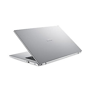 acer 2024 Aspire 17.3'' FHD IPS Laptop PC Intel 4-Core i7-1165G7 Iris Xe Graphics 12GB DDR4 256GB NVMe SSD HDMI WiFi AC BT RJ45 USB-C Backlit Fingerprint Webcam Windows 10 Home w/RE USB