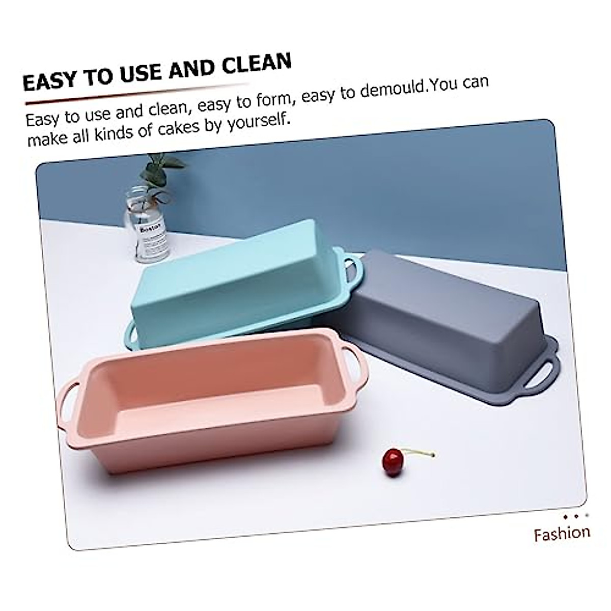 Cabilock 1pc Cake Mold Pizza Tray for Oven Square Silicone Mold French Bread Loaf Muffin Pan Nonstick Broiler Pan for Oven Silicone Toast Loaf Pan Baking Mold for Home Durable Cake Mold Pie