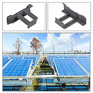TEHAUX 10Pcs Photovoltaic Panels Water Drained Away Clip Remove Stagnant Water Clips