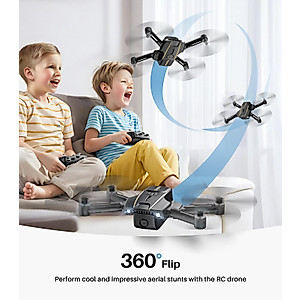SYMA Mini Drone with Camera for Kids Adults with 720P HD FPV Camera Remote Control Quadcopter with Altitude Hold, Headless Mode, One Key Start Speed Switch UFO Toys Gifts for Boys Girls