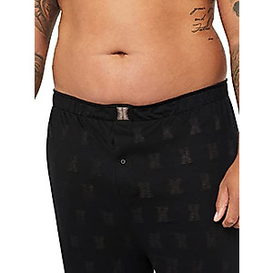 Savage X, Men's Sheer X Sleep Pant, Black Caviar, L