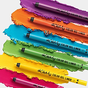 Lamel Oh My Color Gel Eye Liner - Long-Lasting - Waterproof & High Pigmented - Hypoallergenic and Fragrance-Free - Professional Look - Cruelty Free - N.401 (Blue)