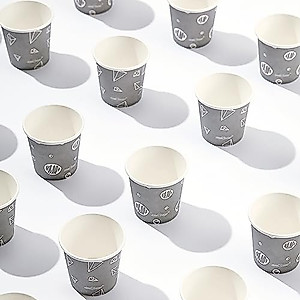 JOLLY PARTY 2 oz Small Paper Cups,360 Pack Bathroom Cups, Mouthwash Cups, Disposable Mini Paper Cups for Bathroom, Paper Sampling Cup