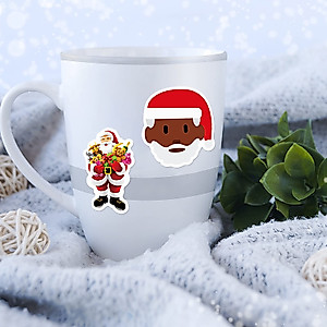 Guer Christmas Stickers 103PCS Santa Snowflake Merry Christmas Decorations for Teens Cute Decals for Scrapbooking Envelope Snowboard Water Bottle Laptop Gloves