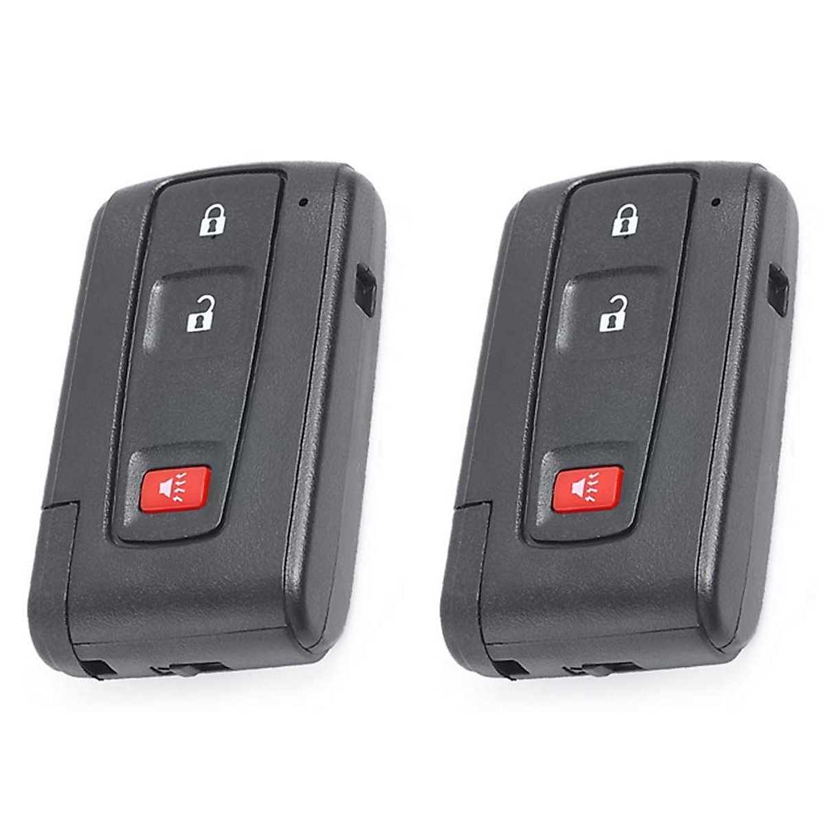 Beefunny Replacement with Blank Key Smart Remote Key Shell Case Fob 3 Button for Toyota Prius 2004-2009 (1)