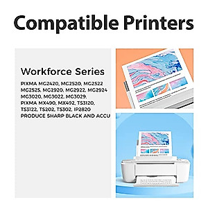 OA100 245XL 246XL Ink Cartridges Replacement for Canon 245 246 PG 245XL for Pixma MX490 TR4520 TS3122 MG2522 TS3322 MX492 TR4522 MG2500 TR4500 TS3300 MG2922 (1 Black, 1 Tri-Color) 245XL