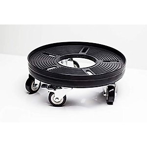 Slim Keg 12" Sturdy Dolly - Inexpensive and Easy Way to Move Sixtel and Quarter Slim Kegs and Small Heavy Pots - Great for Transporting Slim Kegs from Walk-in to Keg Fridge at Bar