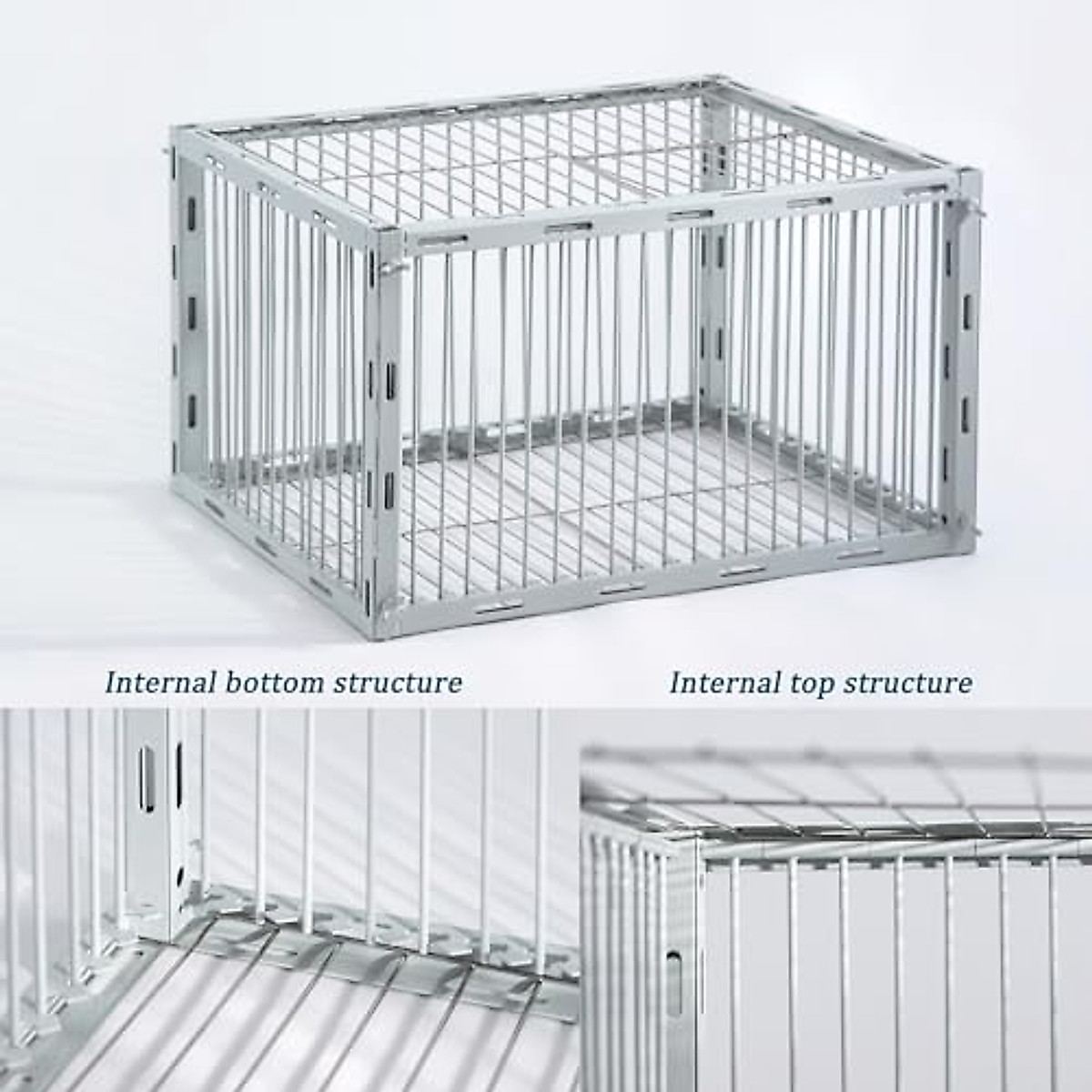 Pigeon Trap with Escape-Proof Design, Pigeon Cage with One-Way Entry, Ideal Pigeon Coop, Chicken and Bird Trap Cage, Portable & Easy Assembly, Unharmful Made of High-Strength Iron and Anti-Rust Paint