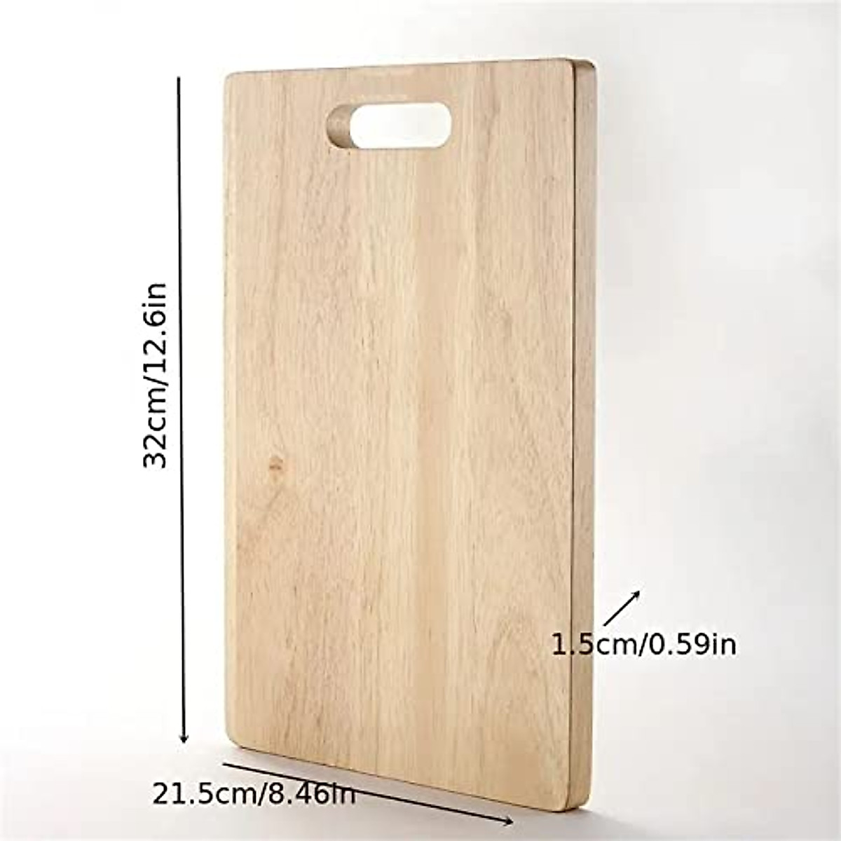Rubber Wood, Restaurant Cutting Board, Kitchen Wooden Cutting Board, Food Supplement Fruit Pizza Bread Solid Wood Small Cutting Board