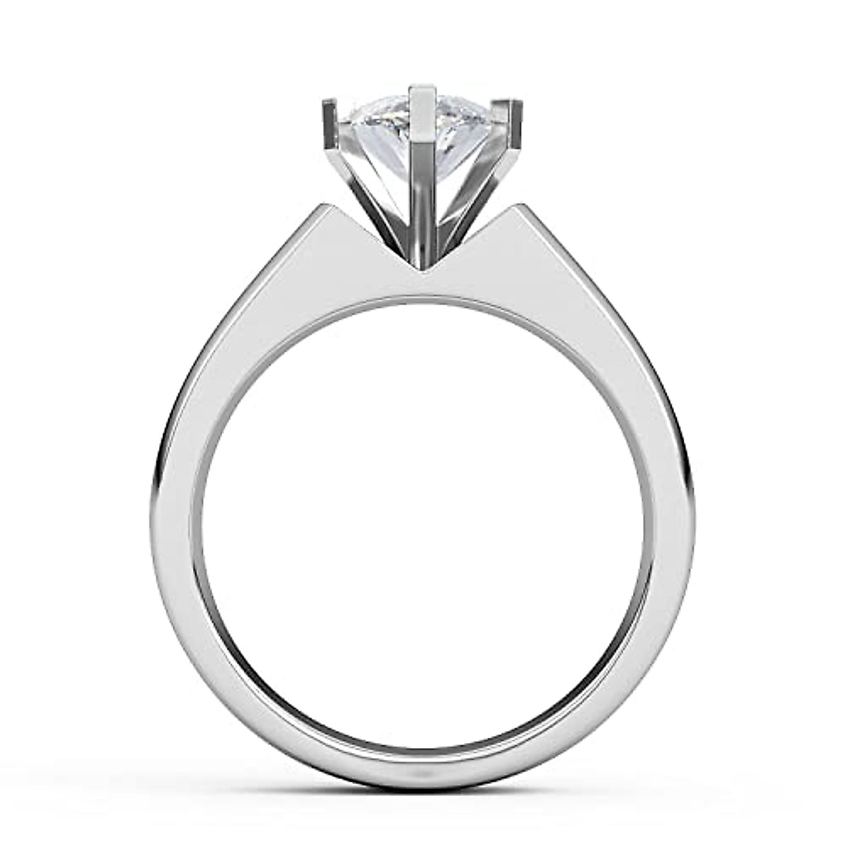 Jenelia Jewelers 2.60 CT Marquise Cut Solitaire Diamond Engagement Wedding Ring for Women Solid 925 Sterling Silver Cubic Zirconia Cz Jewelry (8)