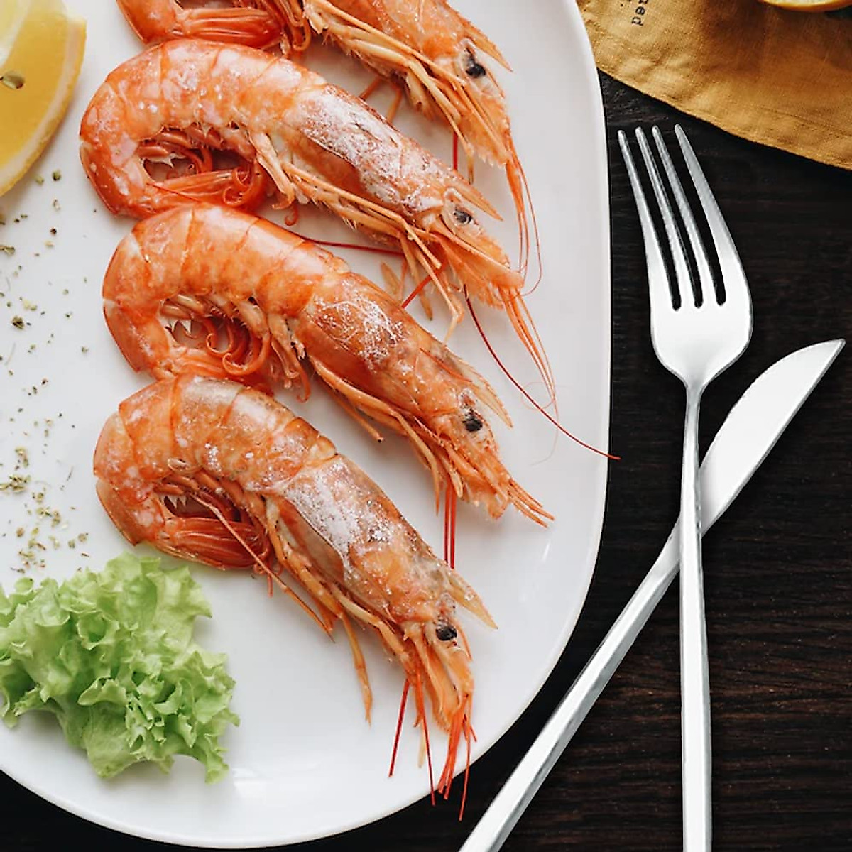 LAIION 30Peices Silverware Set, Stainless Steel Flatware Set for 6,Cutlery Tableware set Include Spoons And Forks Set, Matte Gold Utensil Set, Stain Finish, Dishwasher Safe Silver Color