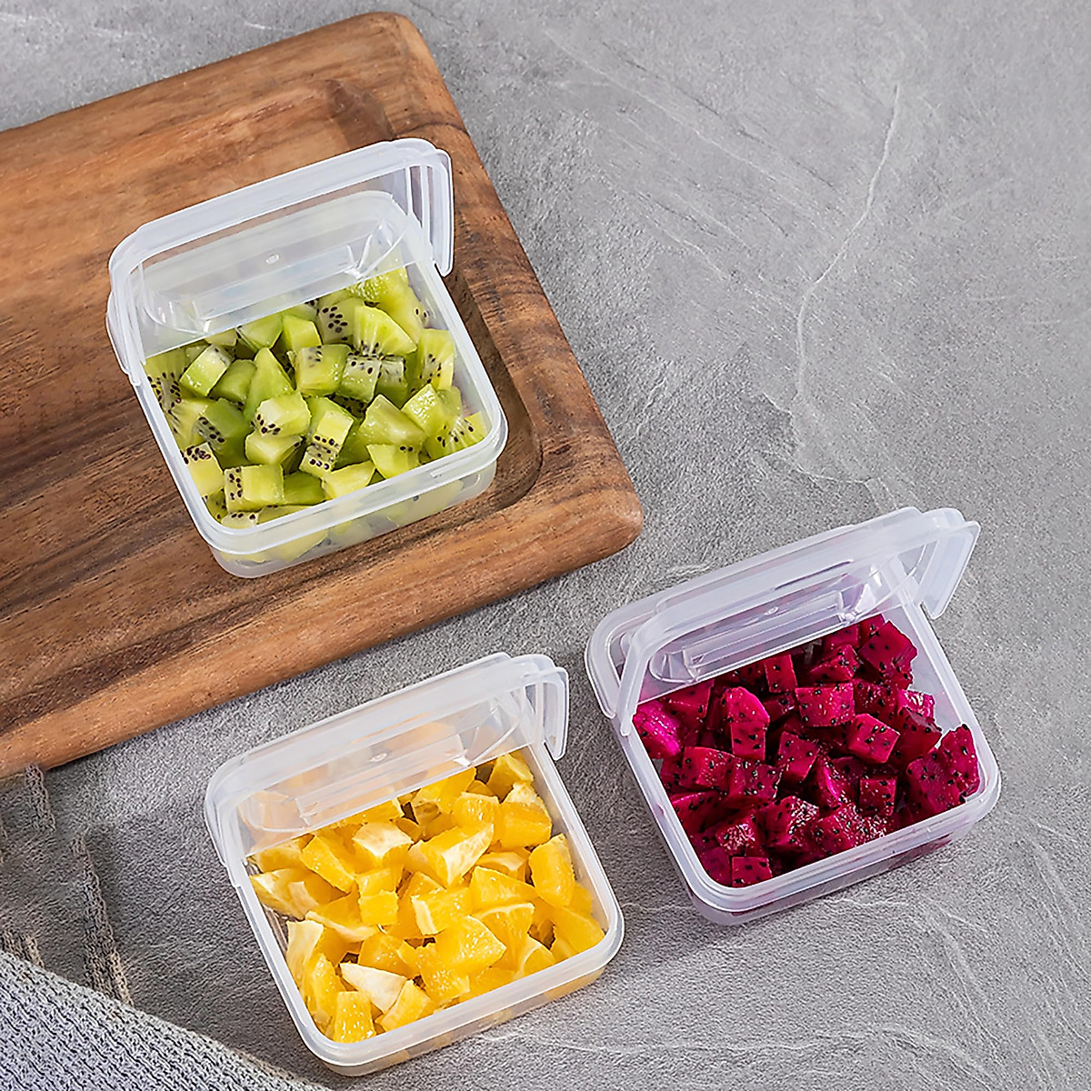 2 Pack-Plastic Cheese Storage Containers with lids airtight Keeps Cheese Fresh and Delicious Cheese Container for Fridge