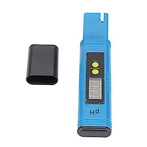 High Pen Type PH Meter Anticorrosion PH Tester Automatic Calibration ABS Material with ATC for Spa Pool (Blue Black)