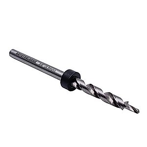 AUTOTOOLHOME 3/8" drill bit with Depth Stop Collar 6.5" Length Replacement Twist Step for Manual pocket hole Jig Master System