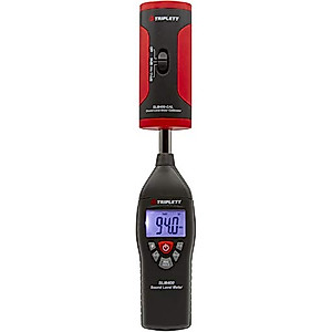 Triplett SLM400-KIT Decibel Sound Level Meter with Calibrator, 35 to 130dB