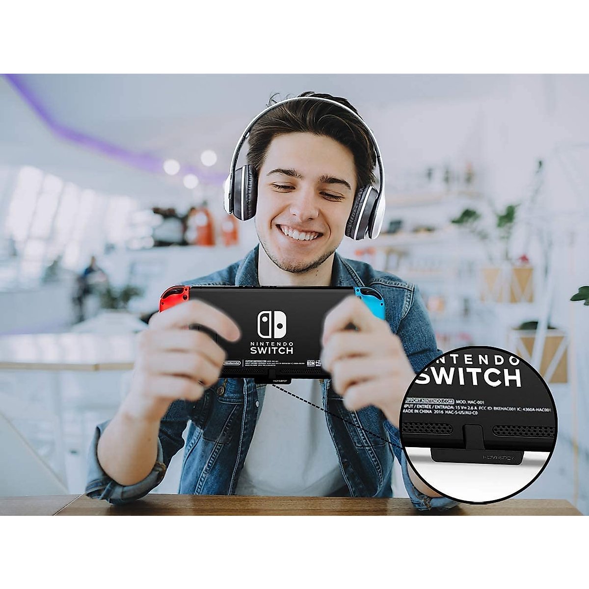 HomeSpot Bundle Bluetooth Audio Transmitter Adapter with Built-in Digital Mic aptX Low Latency with Network Adapter USB 3.0 to Ethernet RJ45 Gigabit LAN for 10/100/1000 Mbps for Nintendo Switch