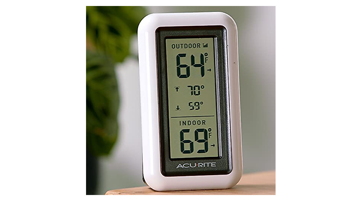 AcuRite Digital Thermometer - Accurate Indoor & Outdoor Readings