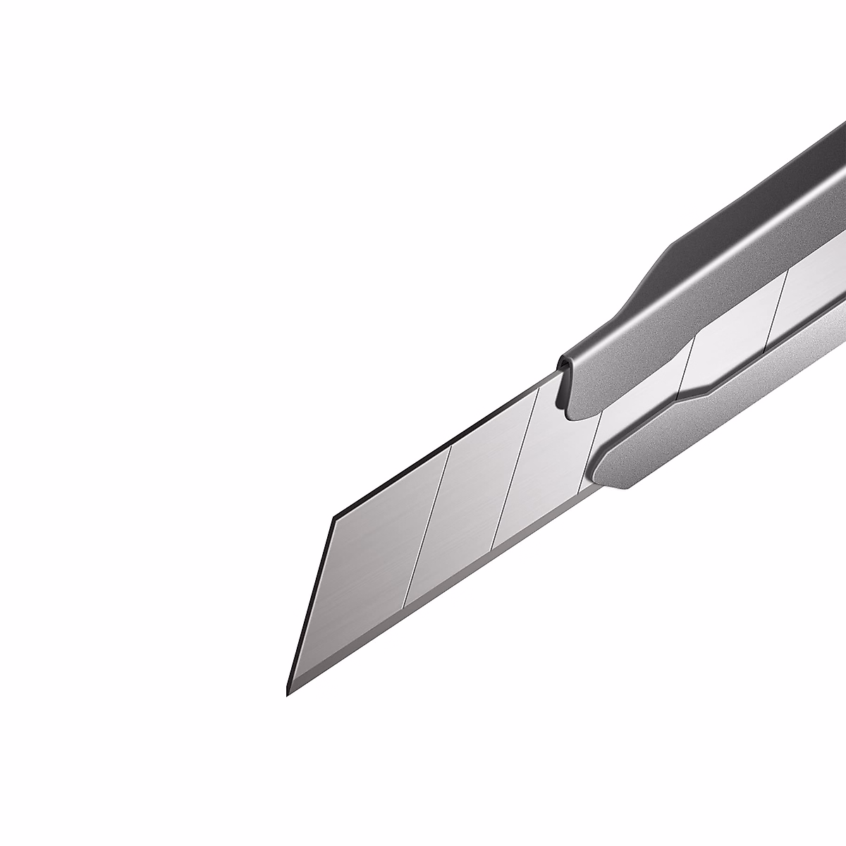 25MM Heavy Duty Utility Knife, Box Cutter SK-5 Retract Blades, Snap-Off Cutters with Rubber Grip for Cardboard, Boxes, DIY Crafts (20-Pack Replacement Blades)