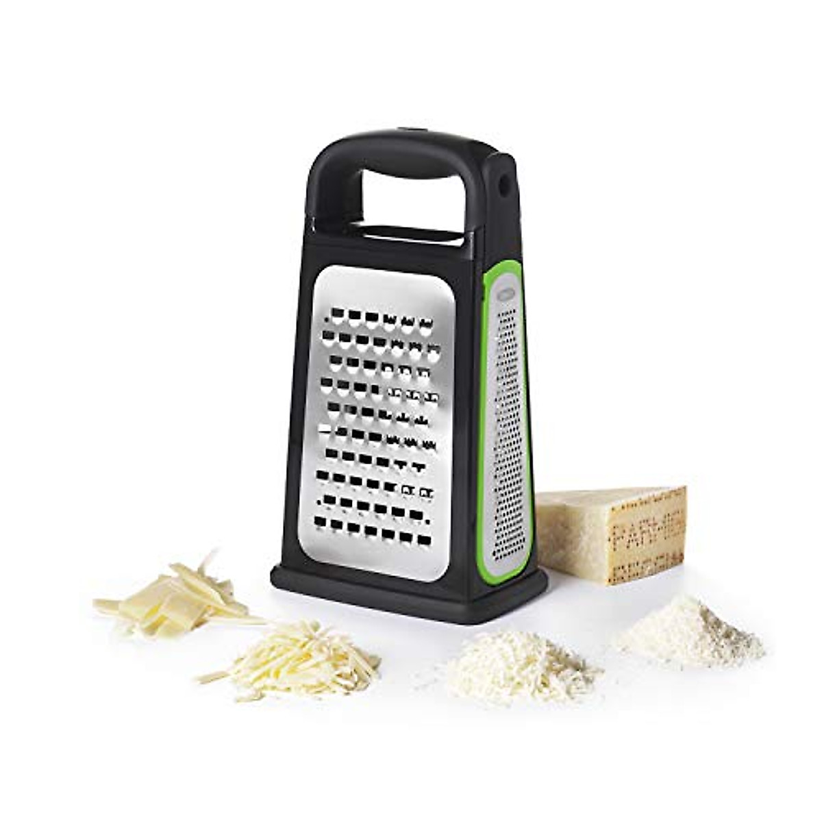 OXO Good Grips Etched Box Grater with Removable Zester, Steel