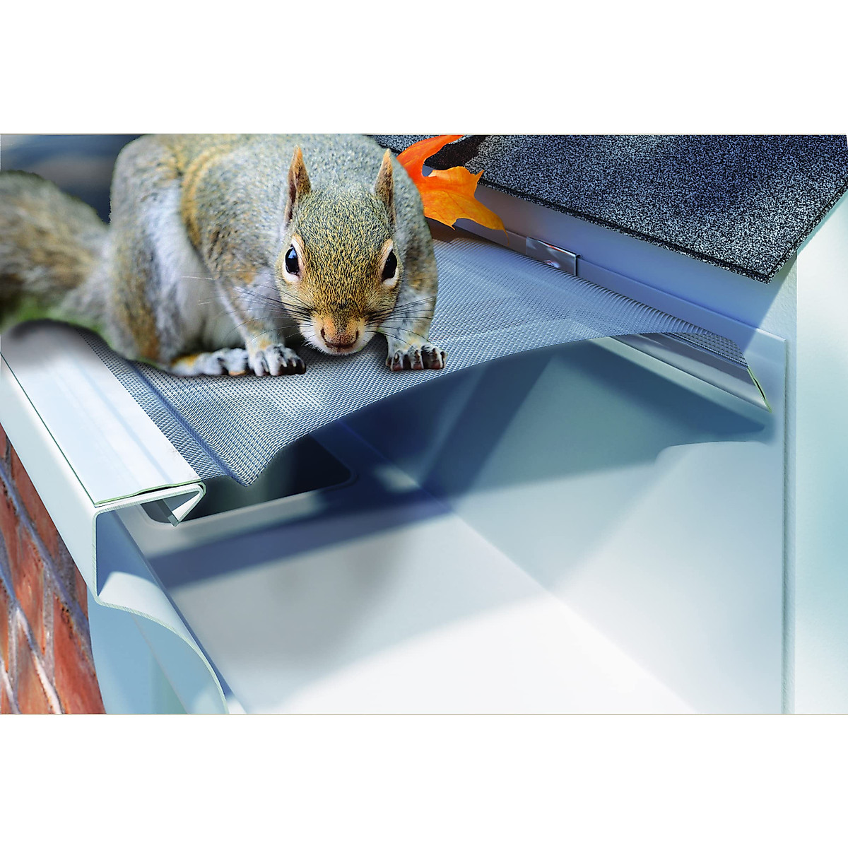 E-Z-GUTTER GUARD SSLD5-10 Destroyer Gutter Guard, Stainless Steel, Silver