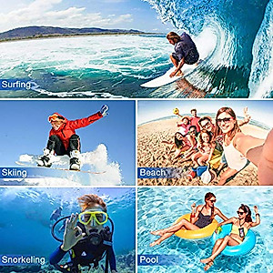 JOTO [2 Pack Universal Waterproof Pouch Cellphone Dry Bag Case for Phones up to 7.0" Bundle with Universal Waterproof Case for Phones up to 6.5"