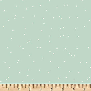 Art Gallery Fabrics Art Gallery Hello Bear Firefly Sigh Fabric, Light Blue