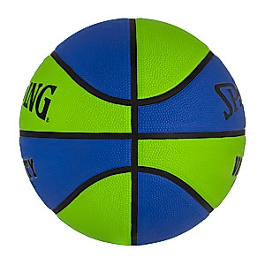 Spalding Varsity Blue/Green Outdoor Basketball 29.5"