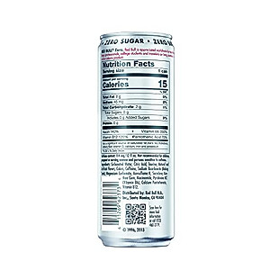 Red Bull Energy Drink, Zero, 12 fl oz (24 Pack)