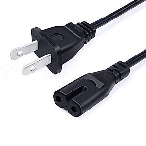 8ft AC Power Cord for TCL Roku TV 5 Series 6 Series 65 inch 4k QLED 55 inch 75 inch 4k 50 inch 43 inch TV Replacement AC Cable Power Cord