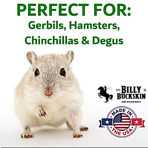 Chinchilla Bath Dust, 2.5 lb. Bag, All Natural Dusting Powder for Cleaning Degus, Hamsters, & Gerbils, Pure Cleansing Pumice Sand by Billy Buckskin Co.